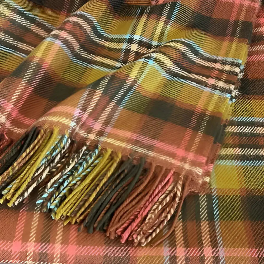 Georgia Poncho in Green Antique Tartan Poncho